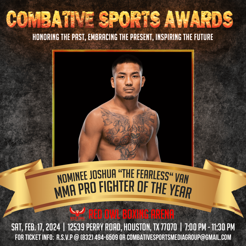 Combative Sports Awards Feb 17, 2024 at the Red Owl – Gulf Boxing